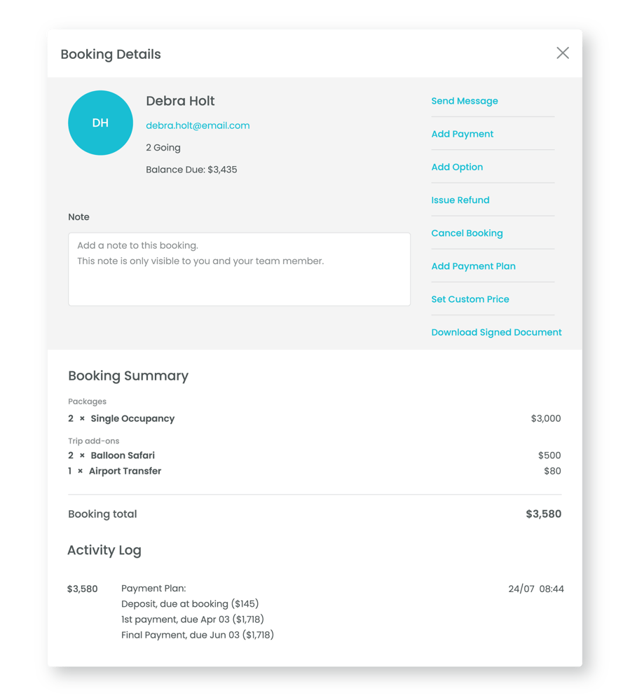 Travel Booking Software Online - WeTravel