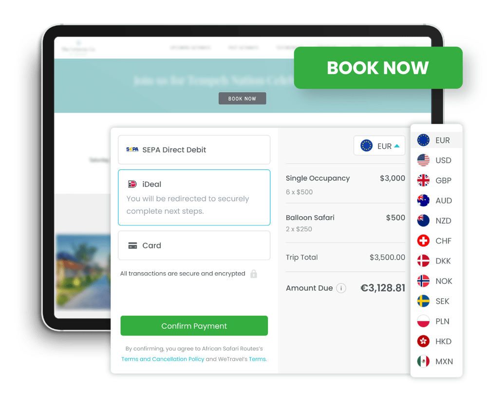 Travel Itinerary Building Software from WeTravel