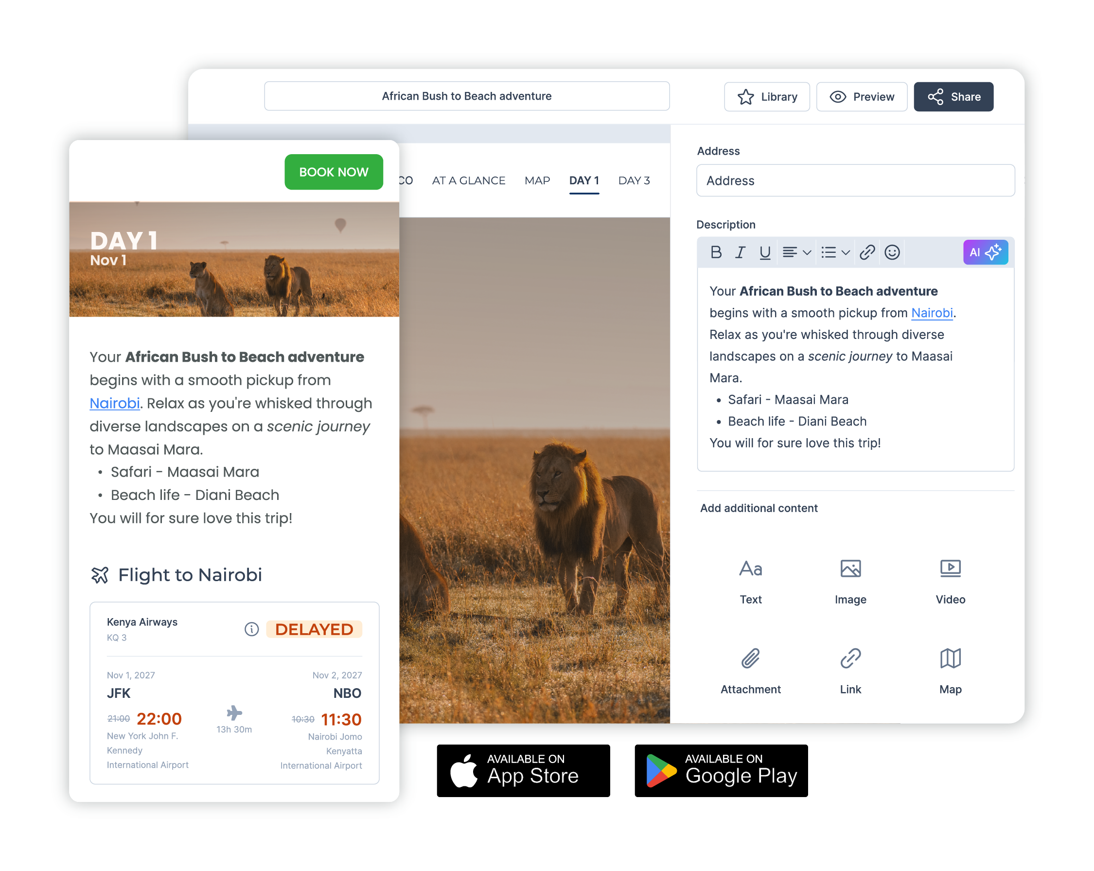 Travel Itinerary Building Software from WeTravel