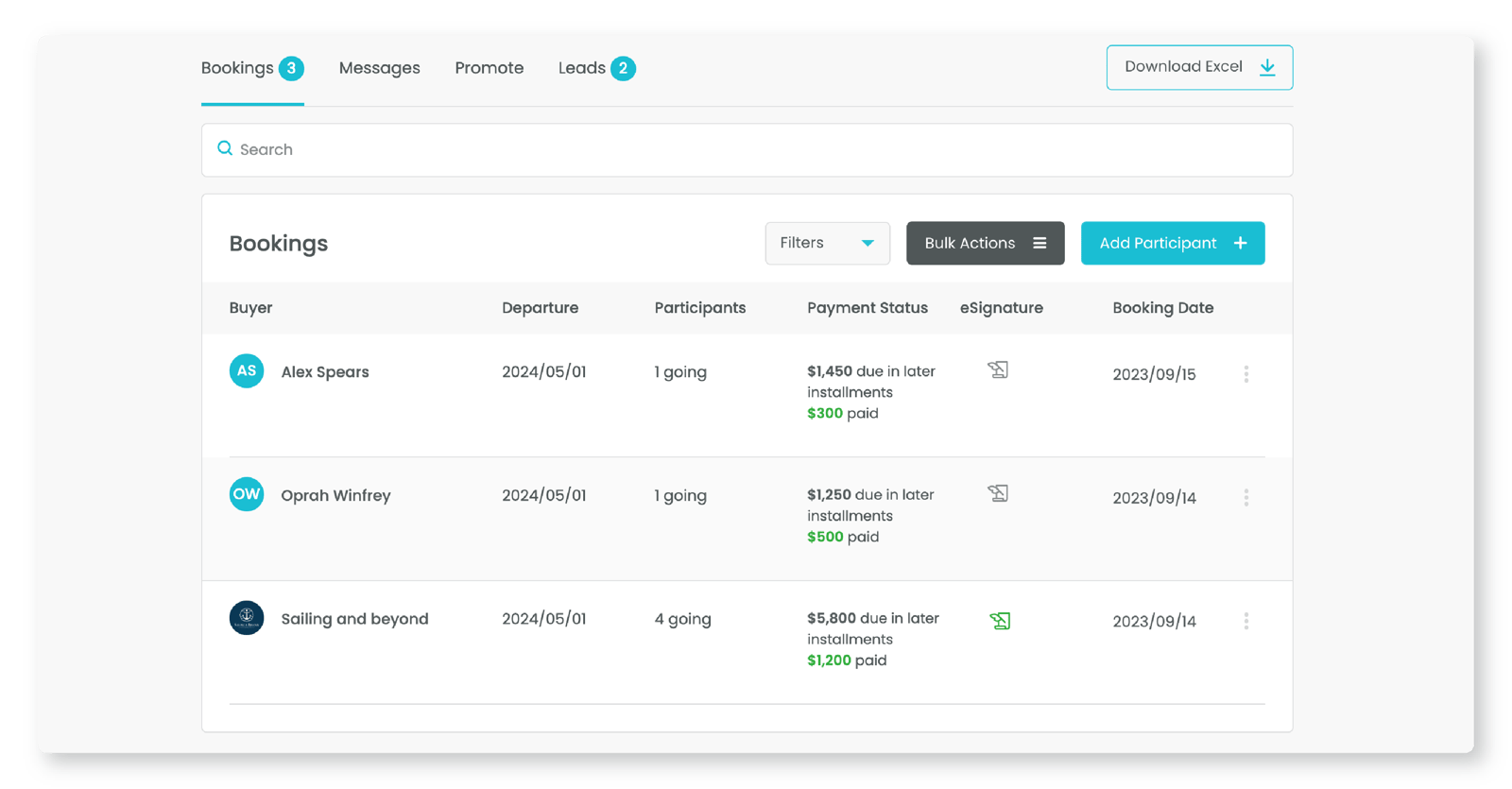 Charter Boat & Cruise Management Software for Group Travel Companies