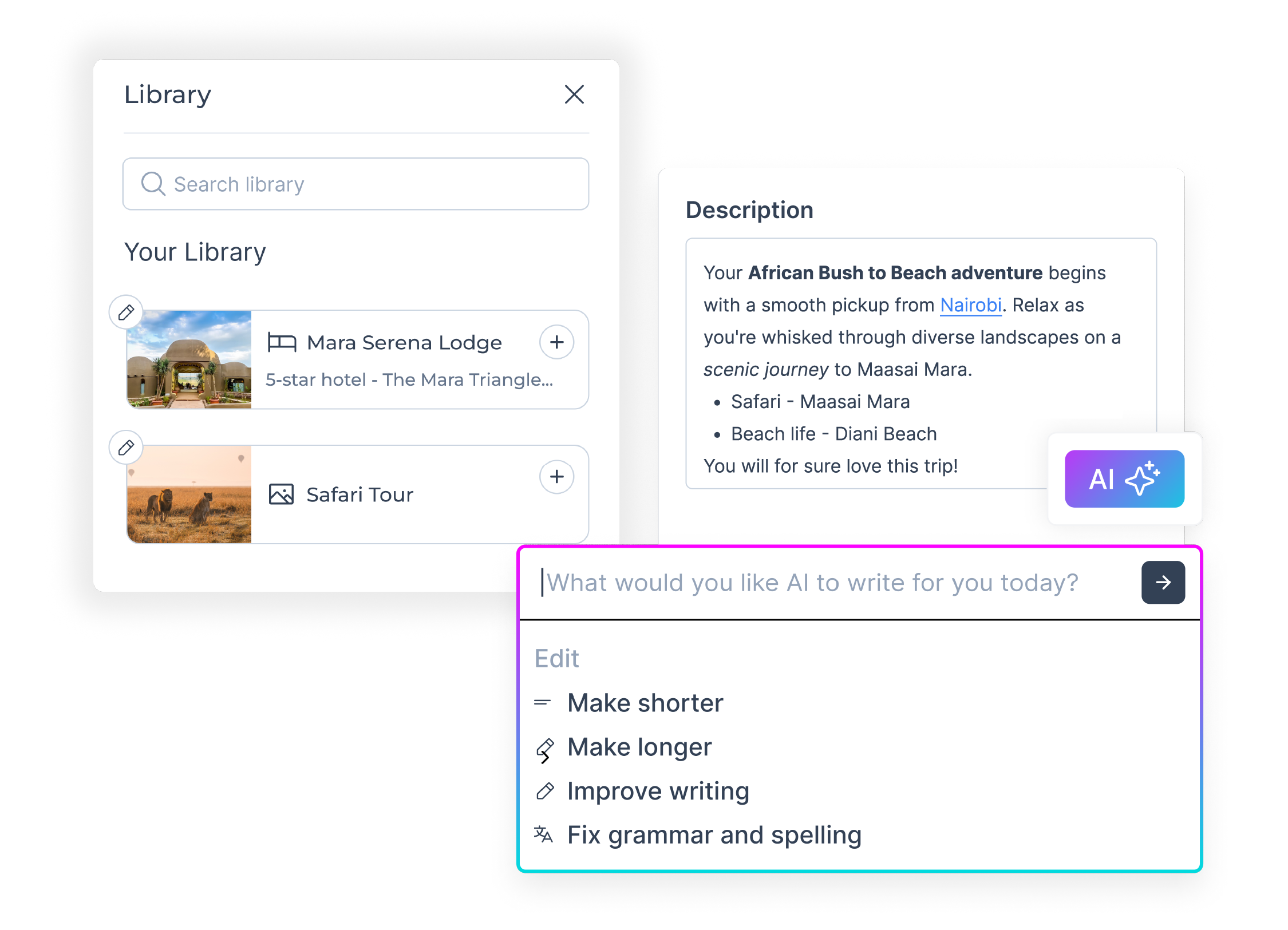 Travel Itinerary Building Software from WeTravel