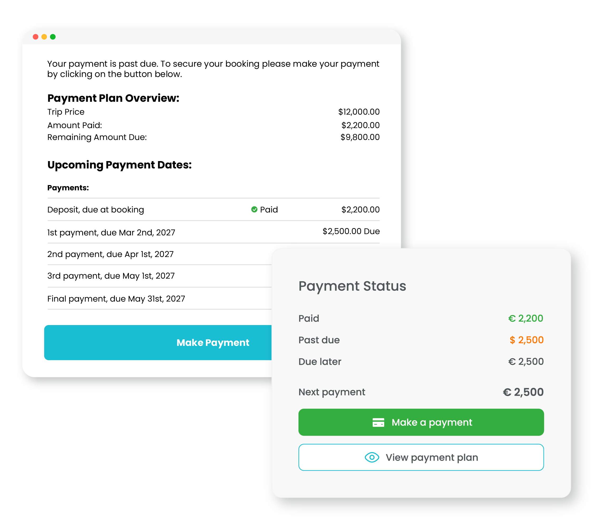 Payment Plans
