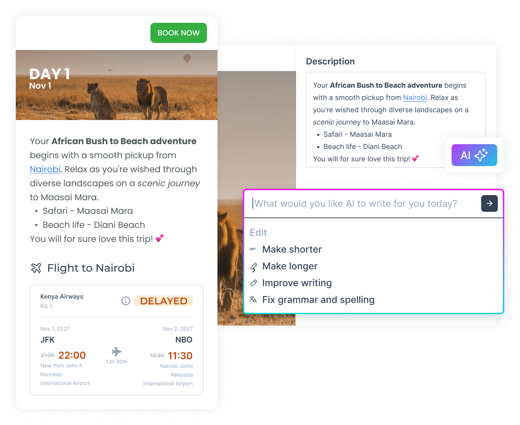 Reliable Booking & Payment Solution for Safari Travel Companies