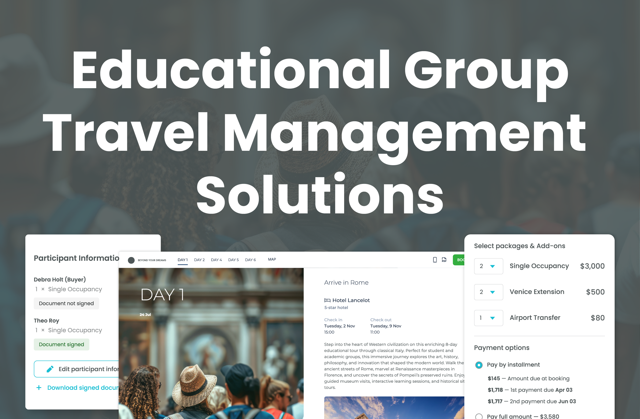Educational Group Travel Management Solutions