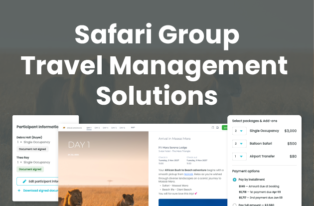 Reliable Booking & Payment Solution for Safari Travel Companies